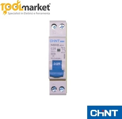 Interruttore automatico magnetotermico NBH8-40 Chint - Variante: 10A
