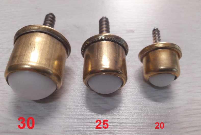 Ruota sfera nylon con vite - Variante: da 20