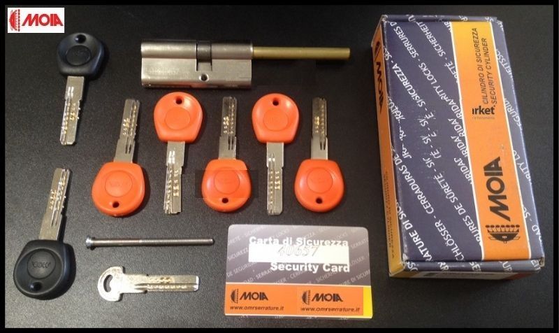 Cilindro Europeo chiave cantiere e codolo - Variante: 60 mm (30+30)